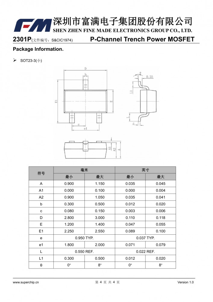 FM 2301P datasheet page 4