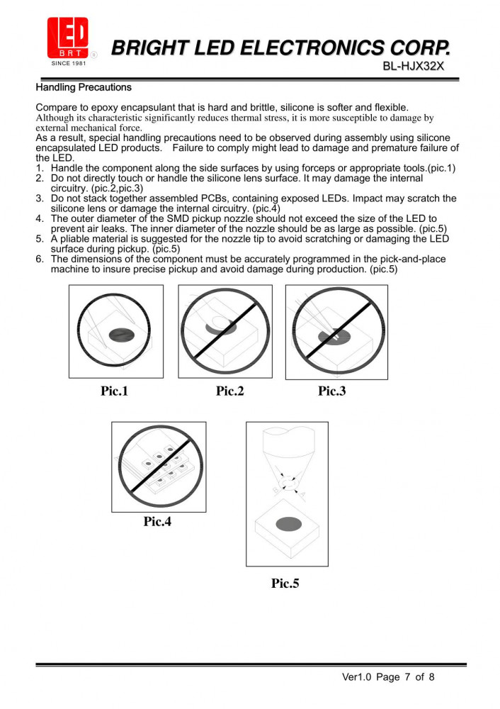 BL-HJX32X datasheet page 8