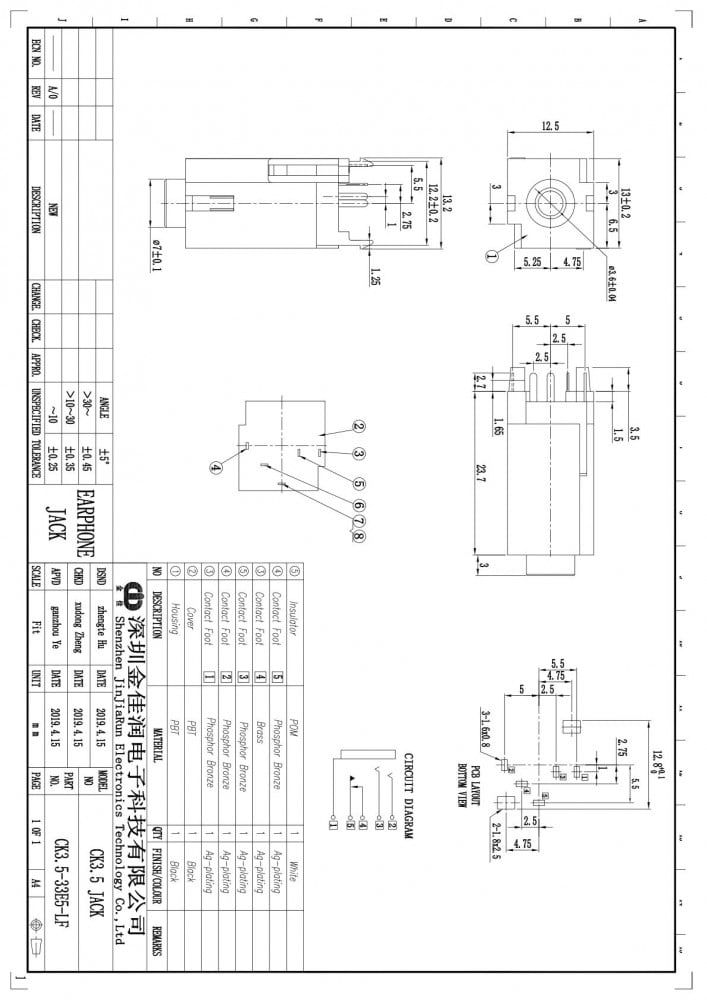 CK3.5-33E5-LF datasheet page 1