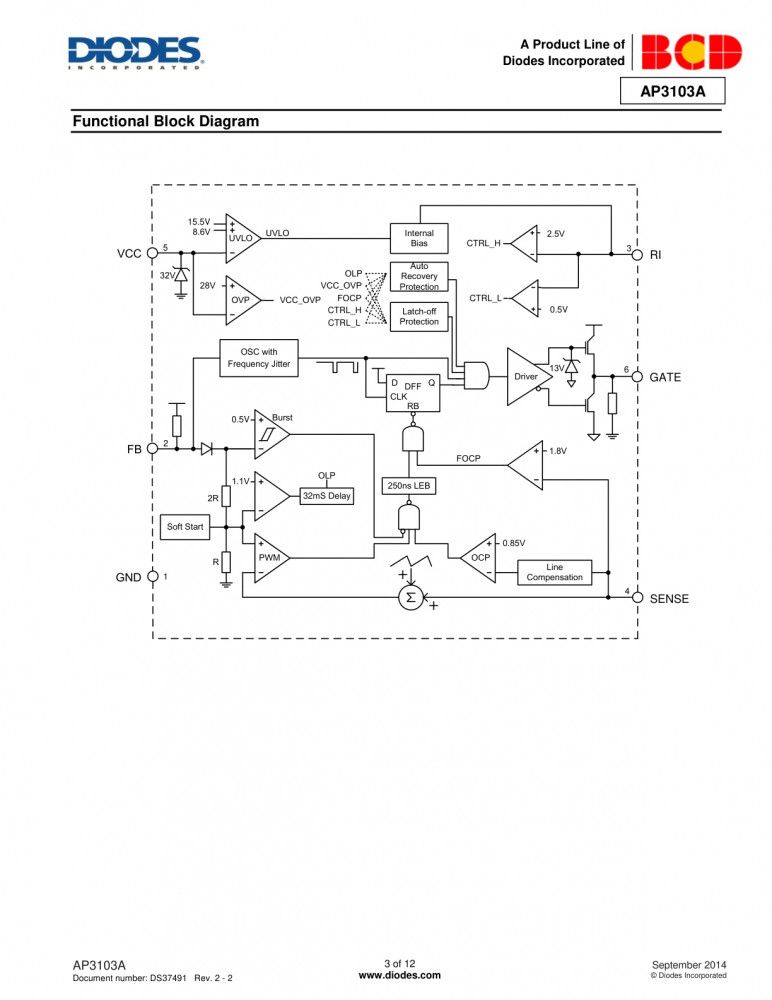 AP3103AKTR-G1 datasheet page 3