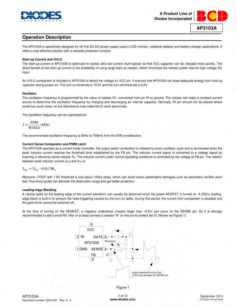 AP3103AKTR-G1 datasheet page 7