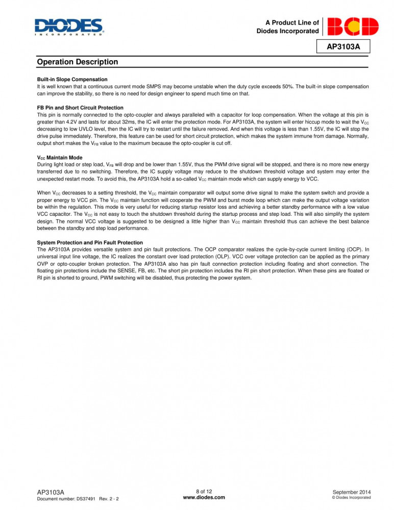 AP3103AKTR-G1 datasheet page 8