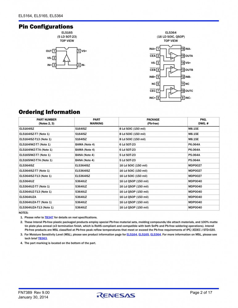 EL5164 documentation page 2