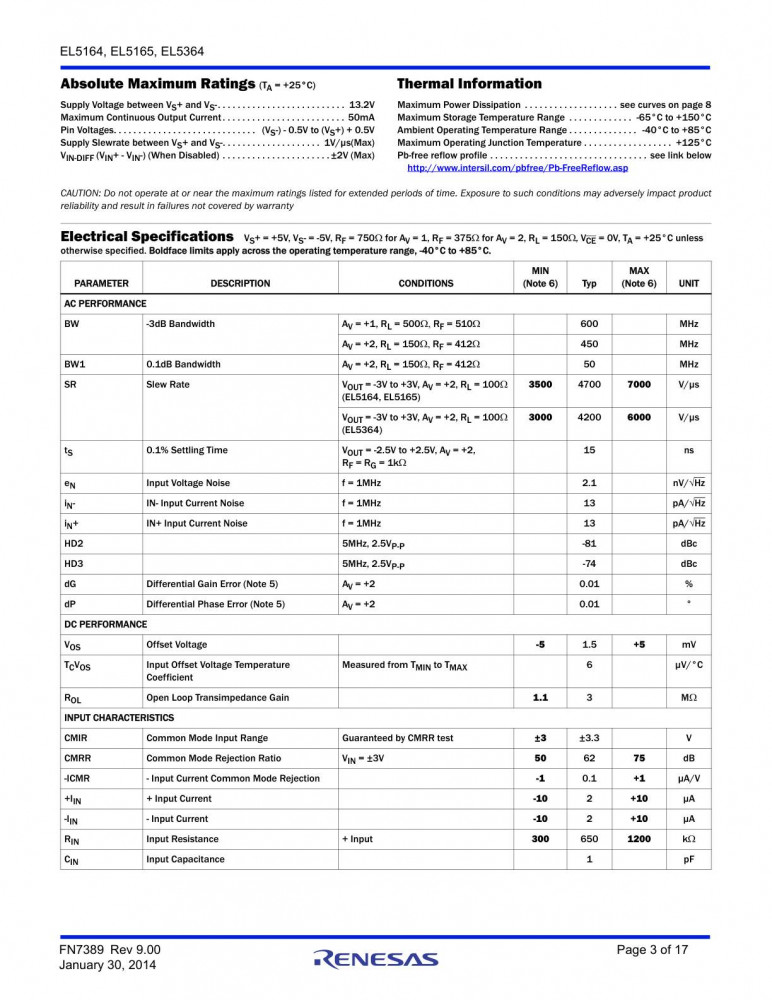 EL5164 documentation page 3