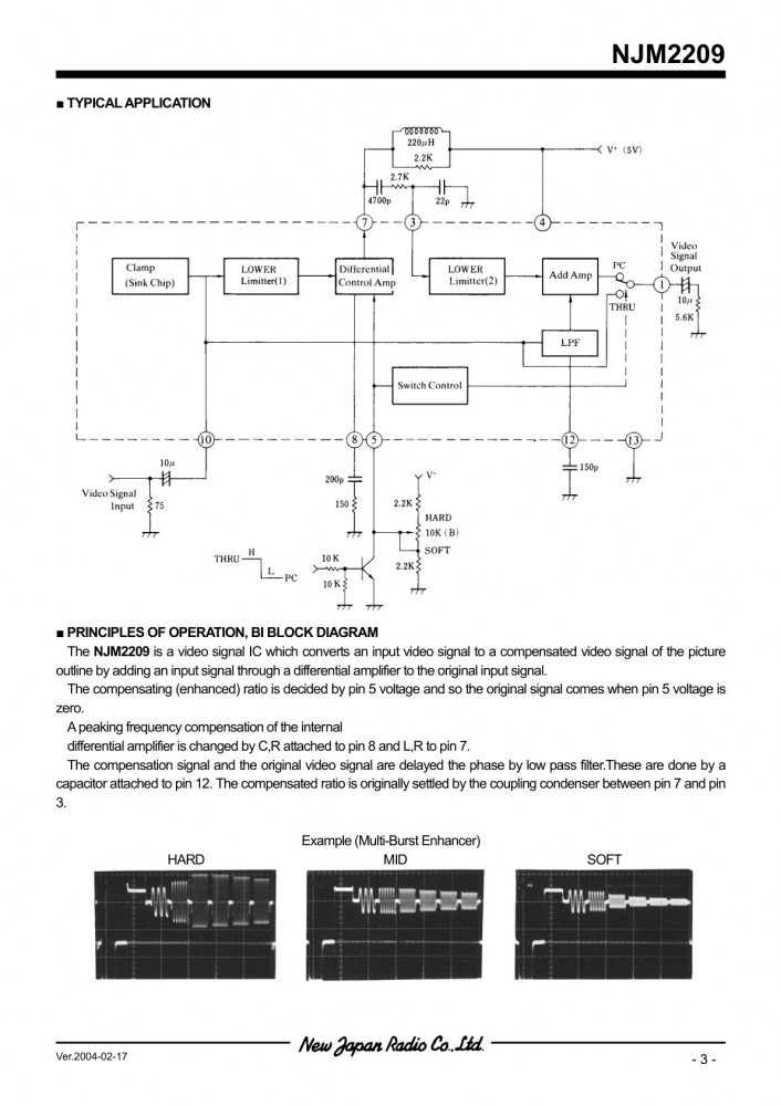 NJM2209M technical document page 4