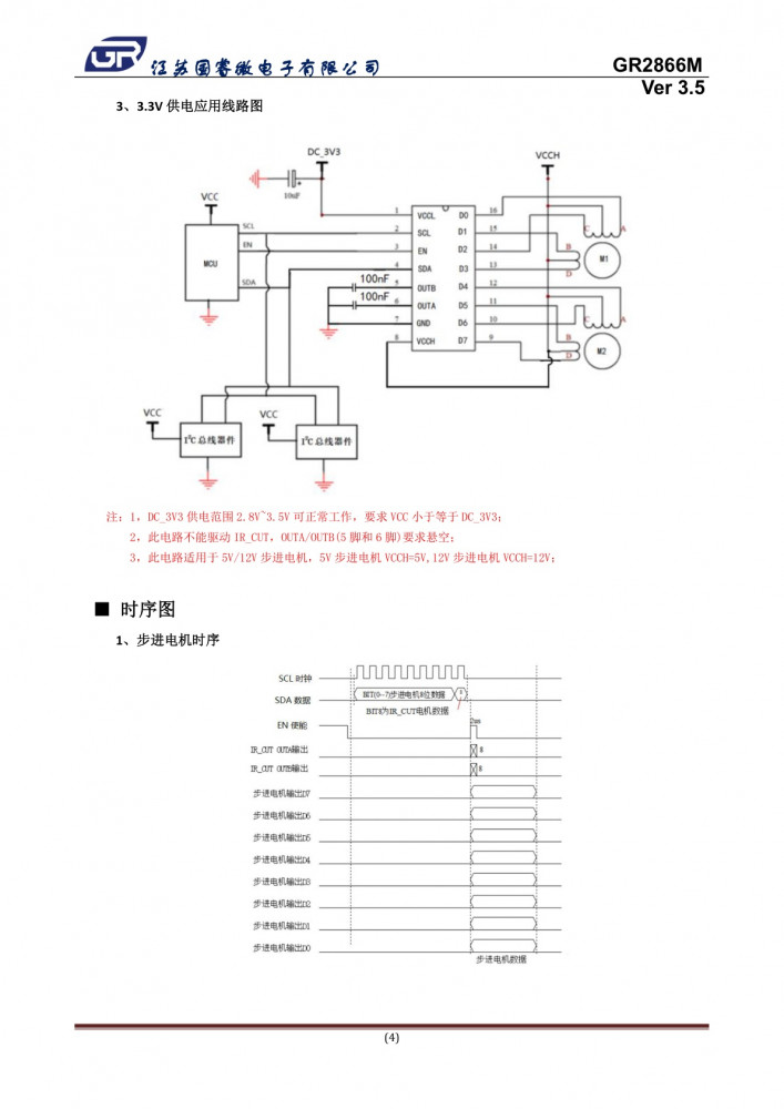 GR2866M datasheet page 4