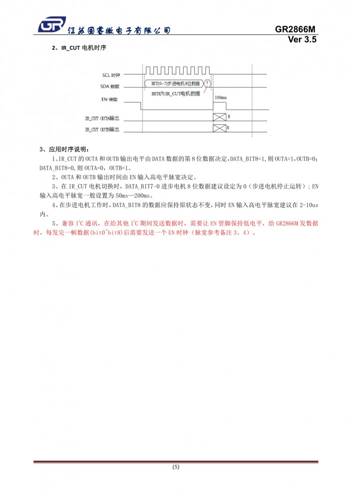 GR2866M datasheet page 5