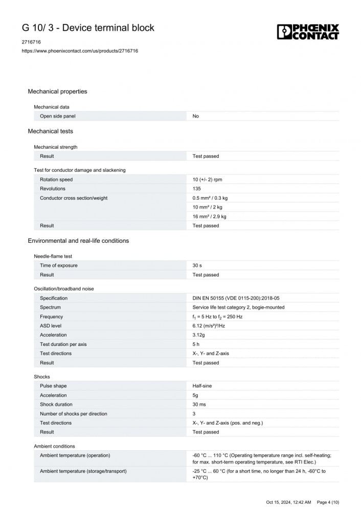 Phoenix Contact 2716716 technical document page 4