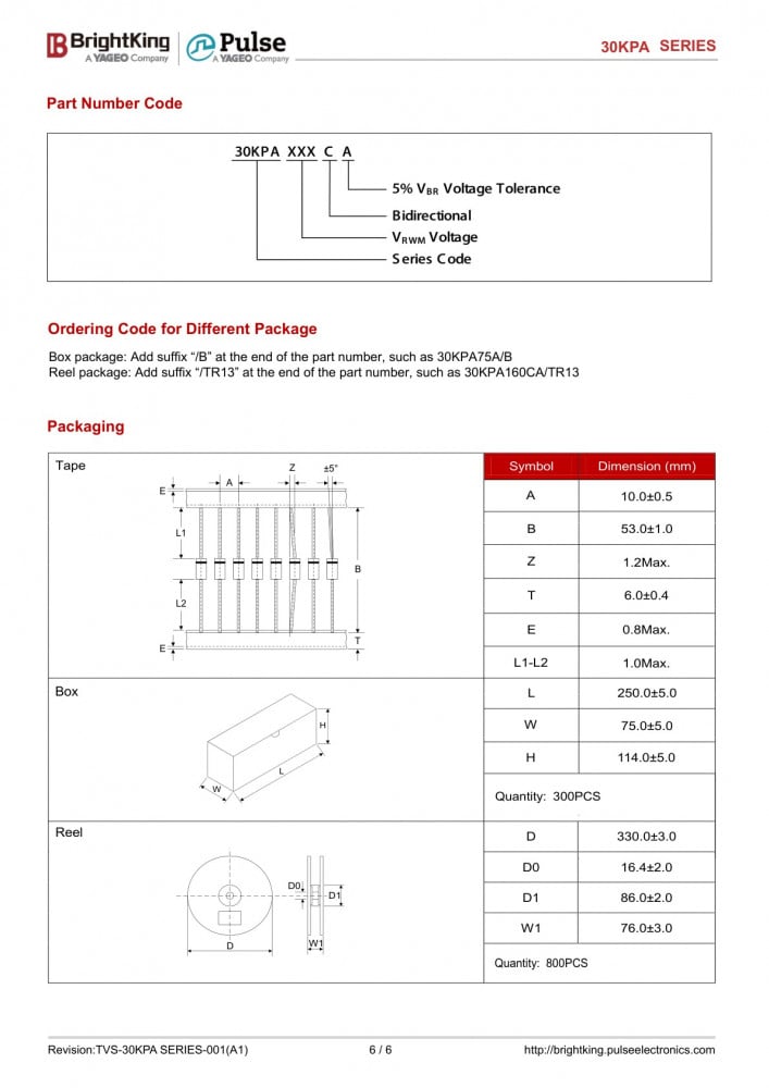 30KPA39CA/B datasheet page 6