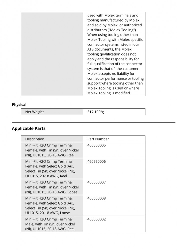 MOLEX 638191800 technical document page 3