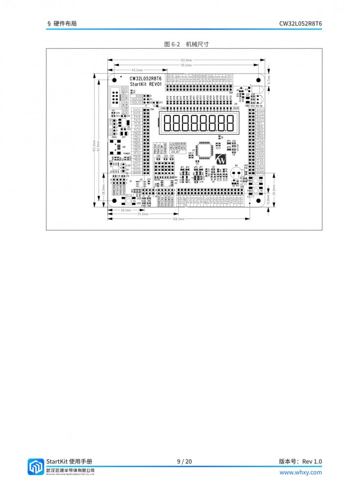CW32L052R8T6 StartKit manual page 10