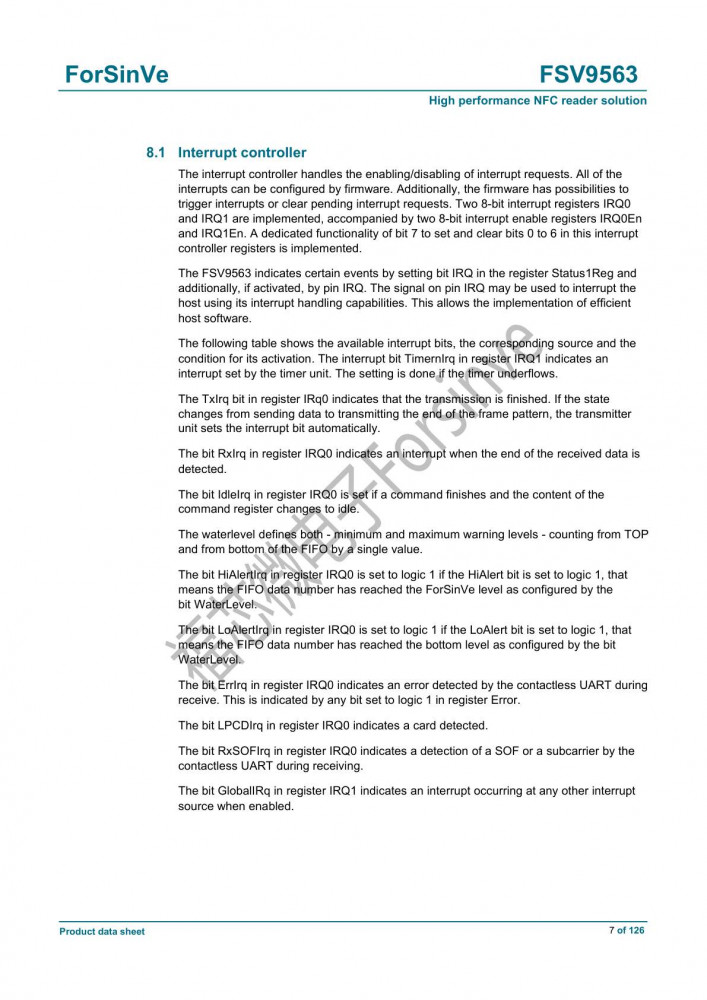 FSV9563 datasheet page 7