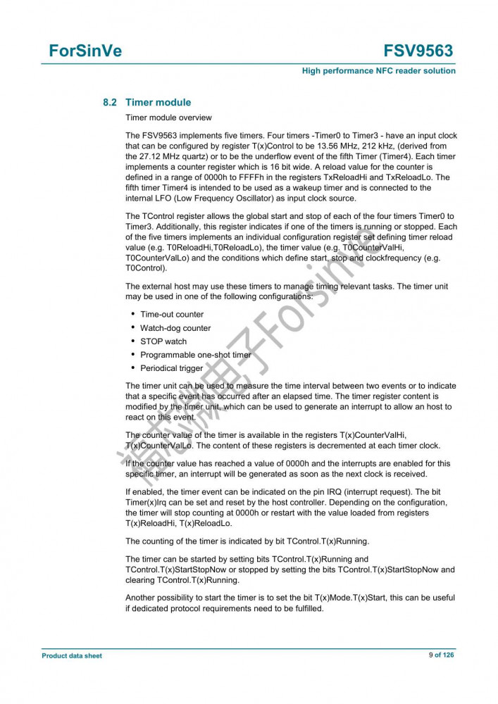FSV9563 datasheet page 9