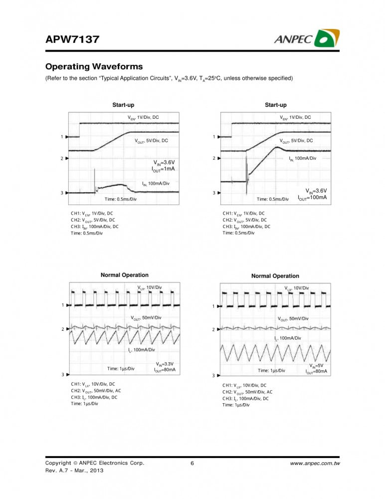 APW7137 datasheet page 6