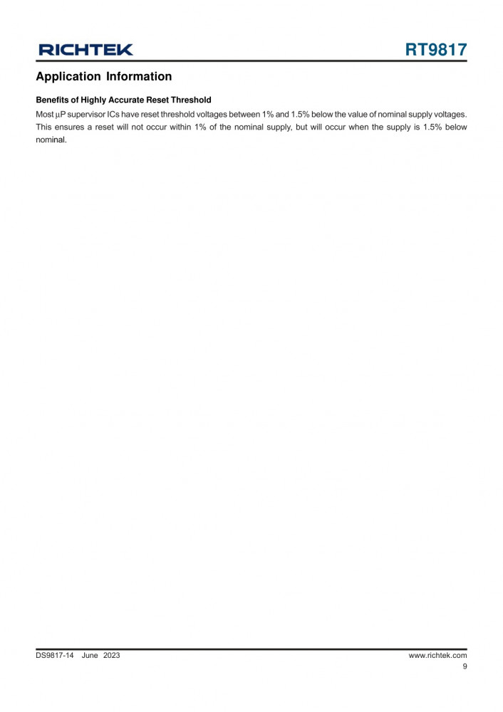 RT9817 datasheet page 9