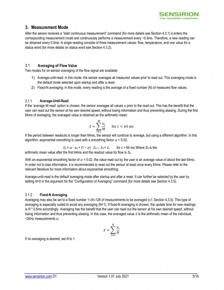 SFM3019 datasheet page 5