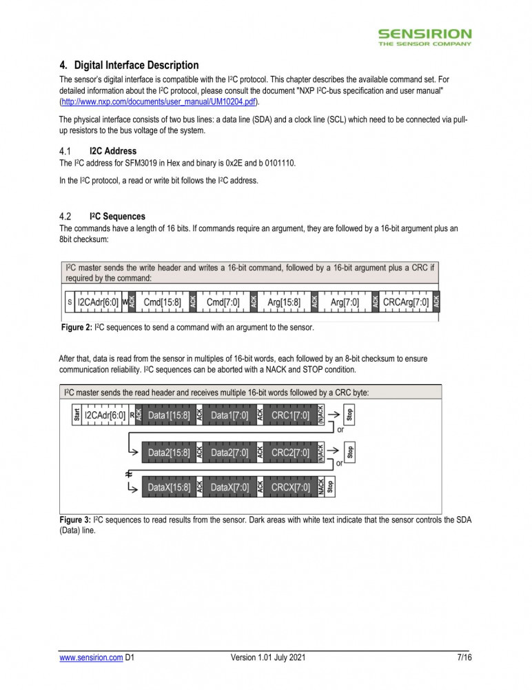 SFM3019 datasheet page 7