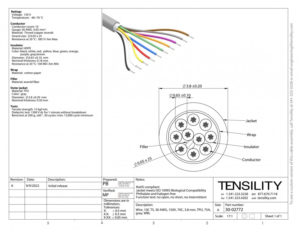 30-02772 product specification sheet