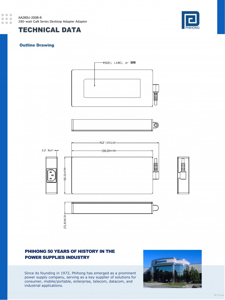 AA280U-200B-R technical document page 5