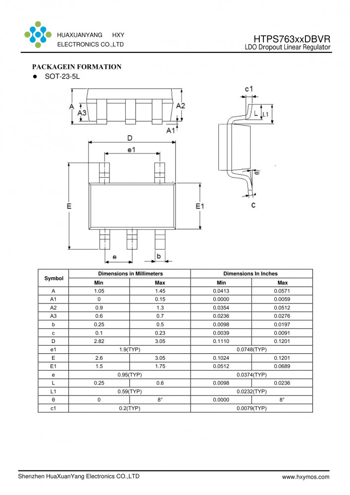 HTPS76350DBVR datasheet page 5