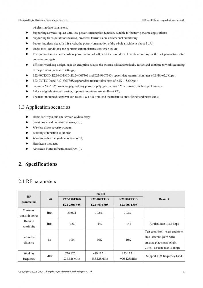 E22-230T30S documentation page 6