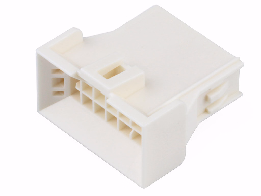 Nano-Fit BMI Plug Housing, TPA Capable, 2.50mm Pitch, Dual Row, 12 Circuits,  Natural, Glow-Wire Capable for sale