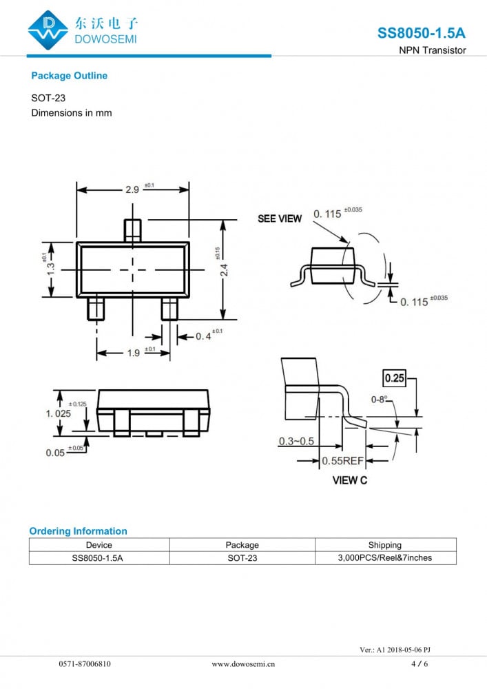 SS8050 datasheet page 4