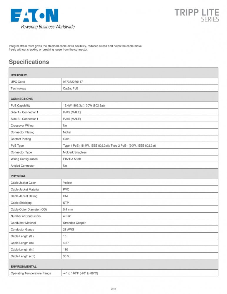 N262-S15-YW technical document page 2