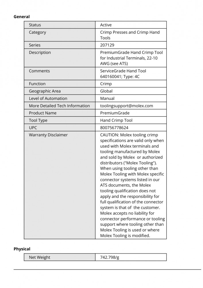 Document page image 2 for MOLEX 640017400