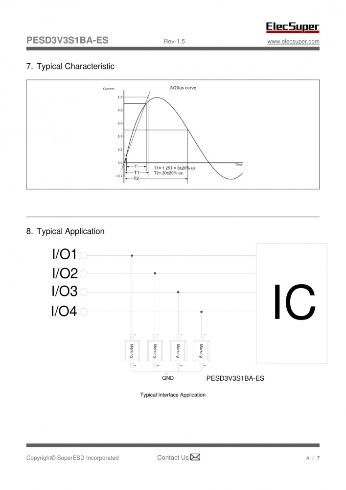 PESD3V3S1BA-ES datasheet page 4