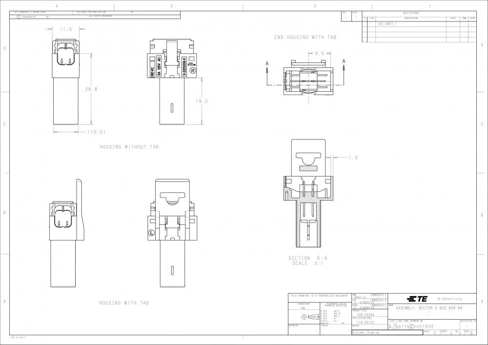 TE Connectivity 4-2213222-4 drawing page 2