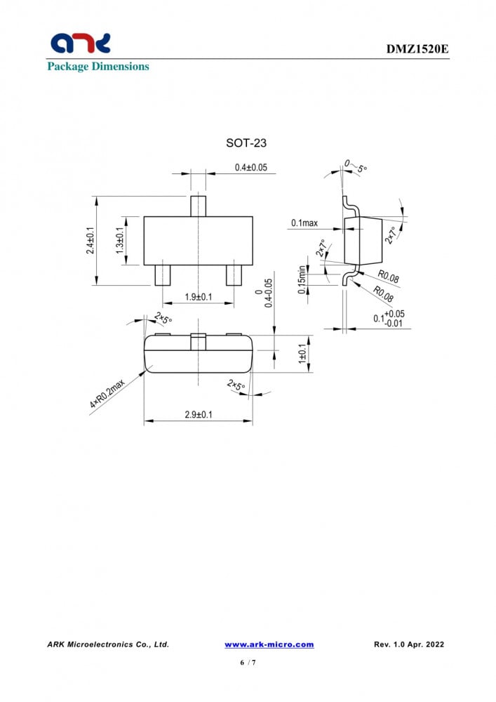 DMZ1520E datasheet page 6