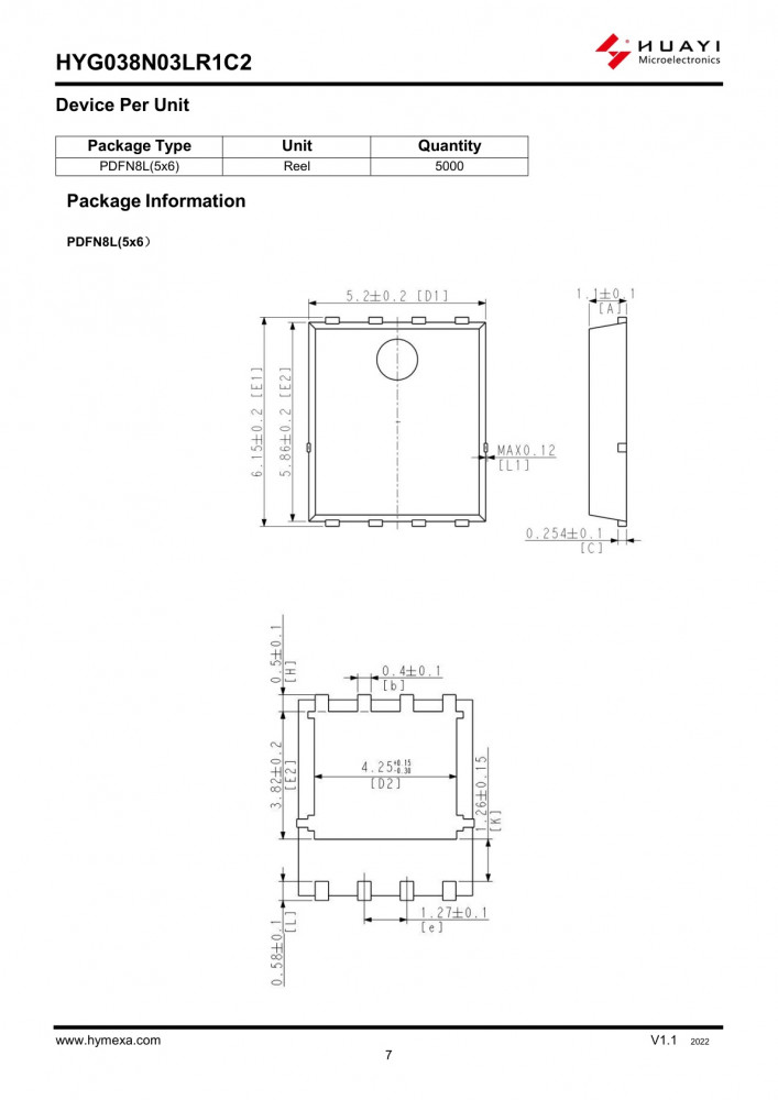 HYG038N03LR1C2 datasheet page 7