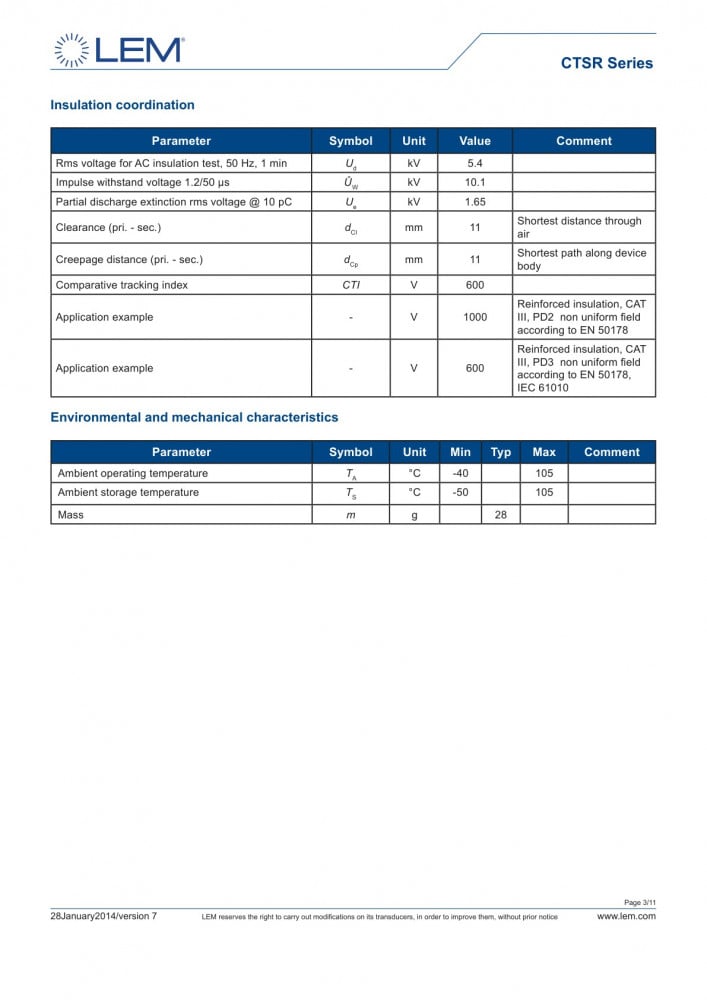 CTSR 0.3-P datasheet page 3