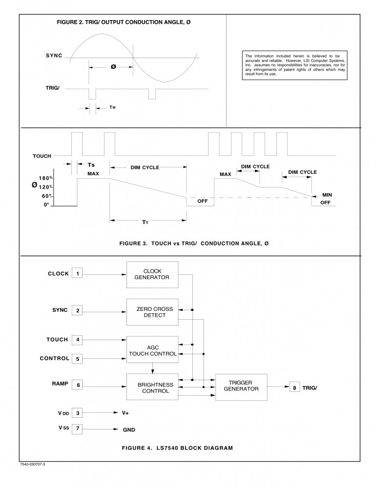 LS7540-S datasheet page 3