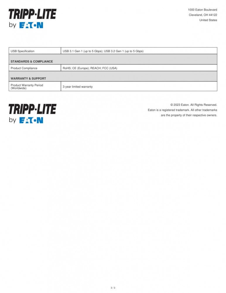 U420-01M-RA technical document page 3