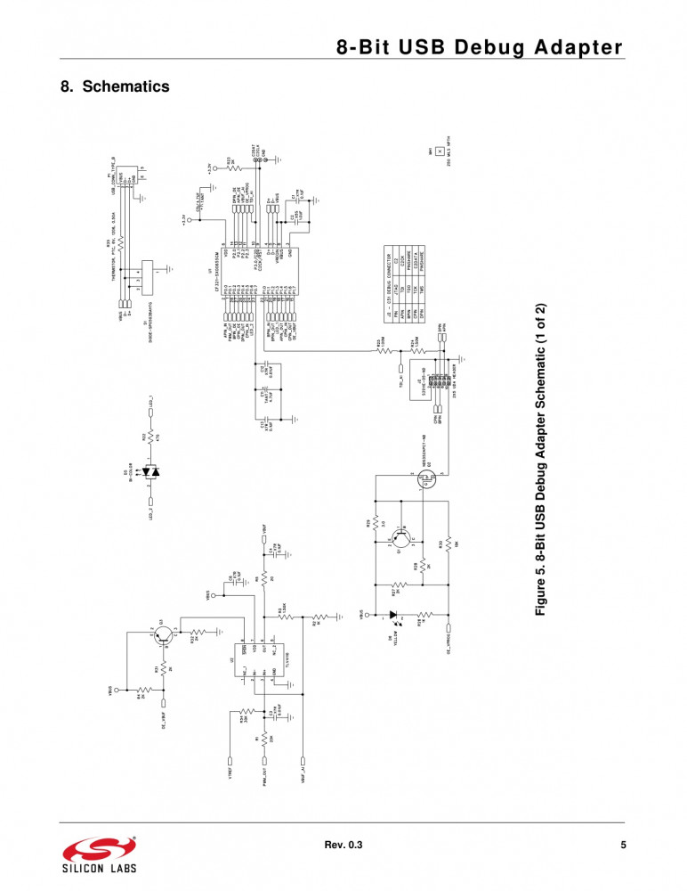 DEBUGADPTR1-USB documentation image, page 5