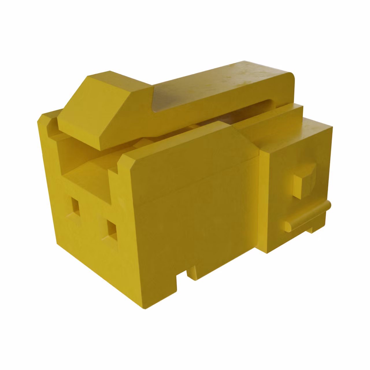 2.00mm Pitch MicroTPA Receptacle Housing, Positive Lock, 2 Circuits, Yellow for sale
