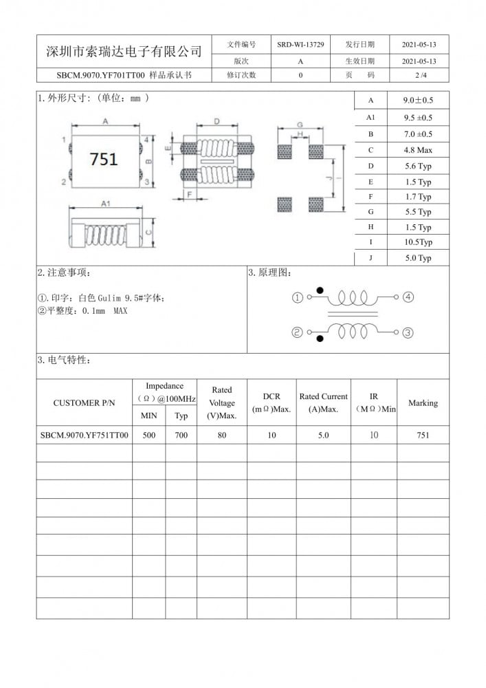 SOREDE approval document page 3