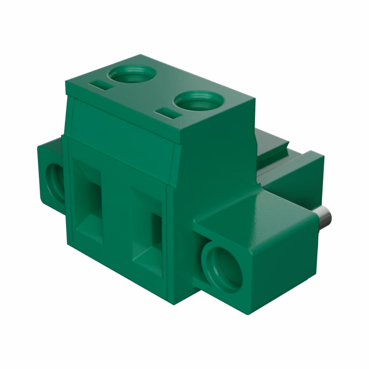 7.62mm Pitch Eurostyle Horizontal Plug, with Retention Screws, 2 Circuits for sale
