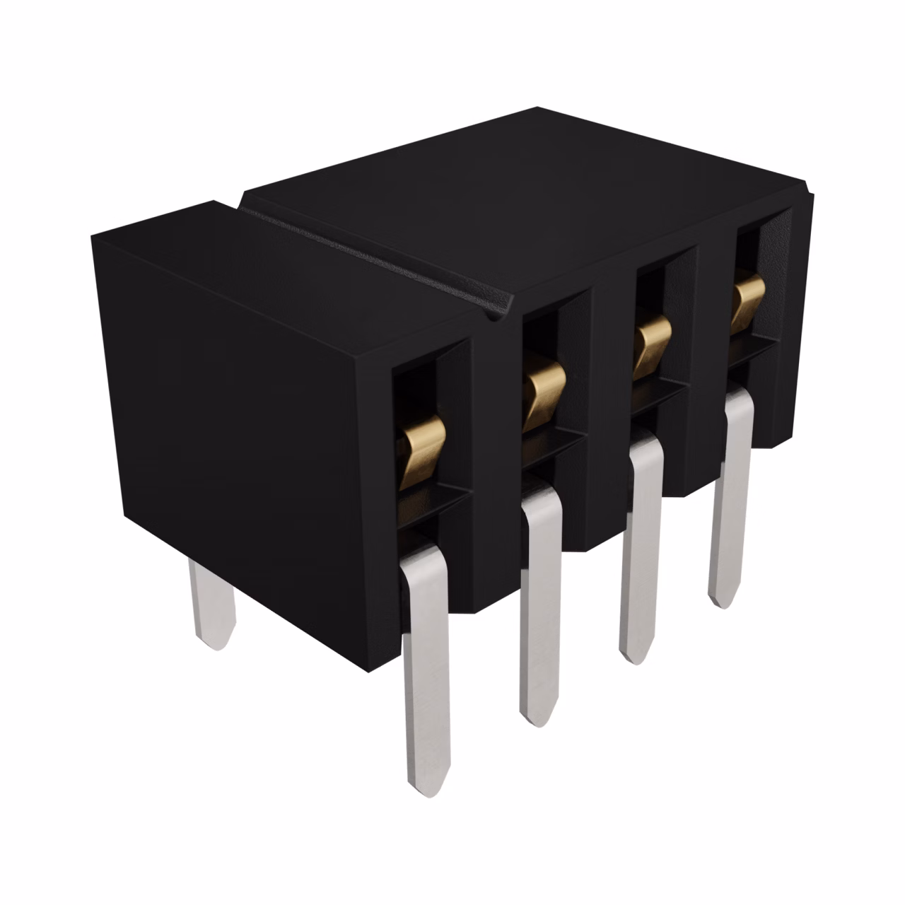 2.00mm Pitch Milli-Grid Receptacle, Side Entry, Through Hole, 0.38µm Gold (Au) Plating, 8 Circuits, Tube, Lead-Free