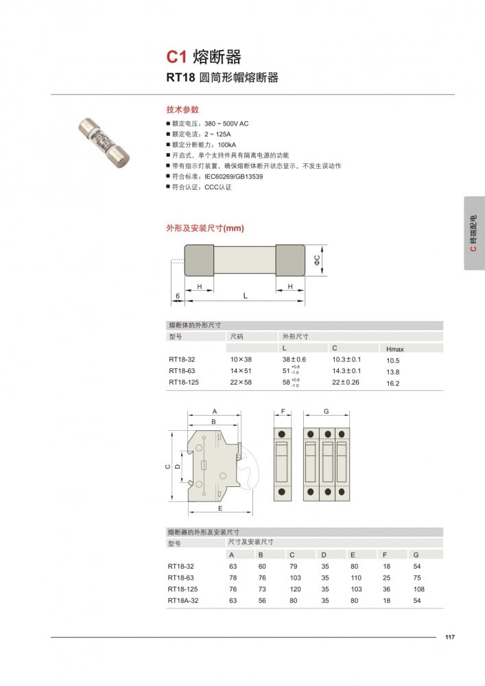 RT18 fuse product documentation page 4