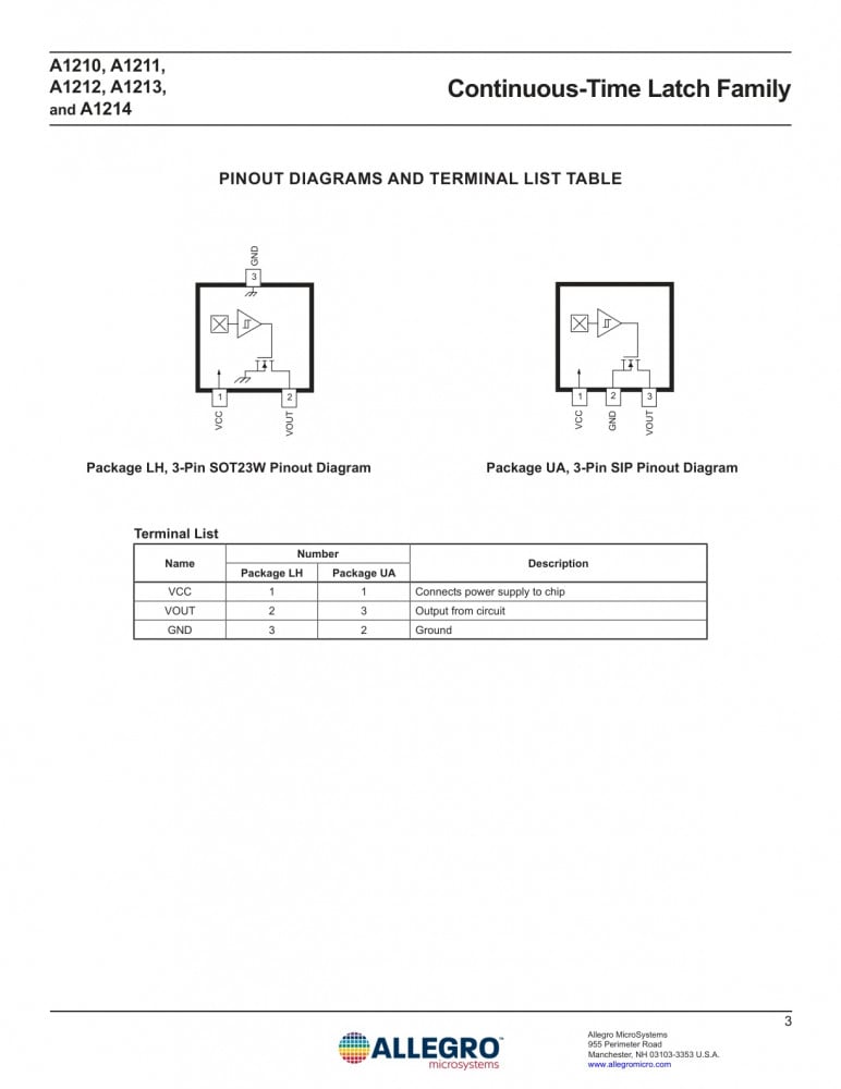 A1214LUA-T datasheet page 3