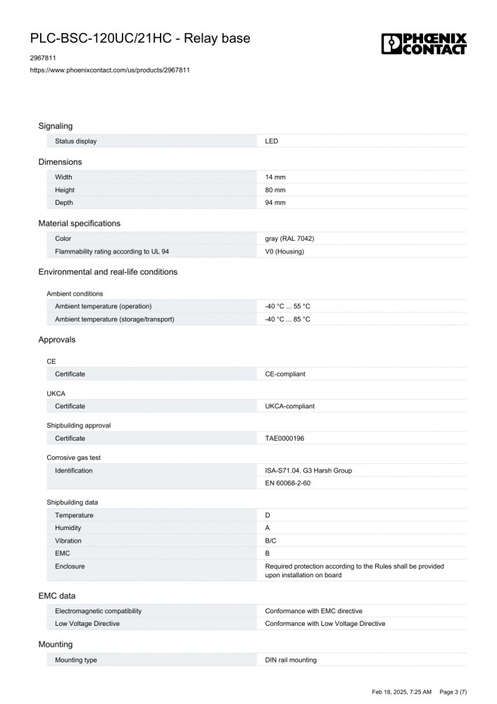 Phoenix Contact 2967811 datasheet page 3