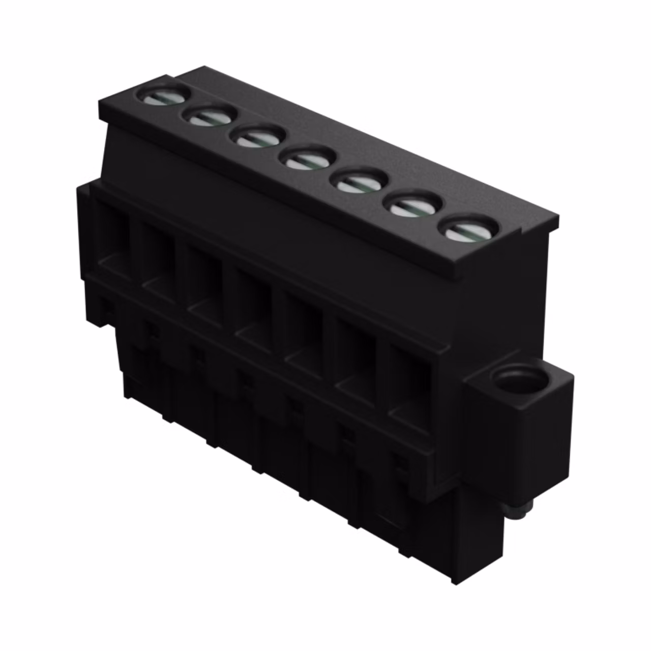 5.00mm Pitch Eurostyle Vertical Plug, with Retention Screws, Front Wire Entry, 7 Circuits for sale