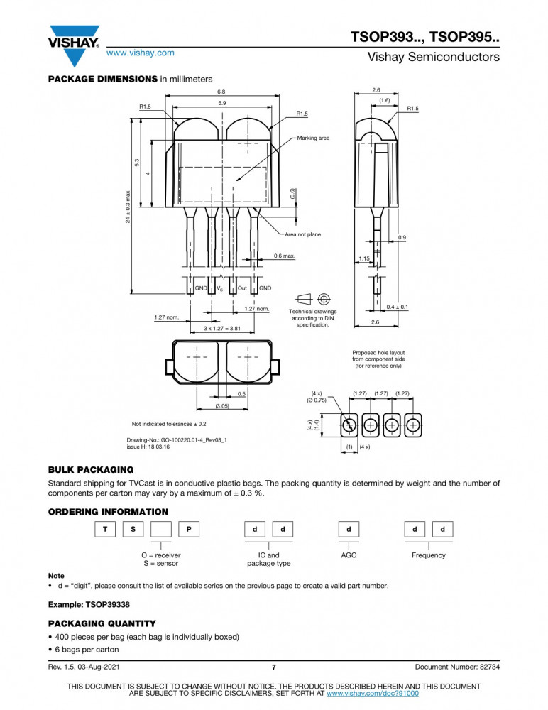 TSOP39336 datasheet page 7