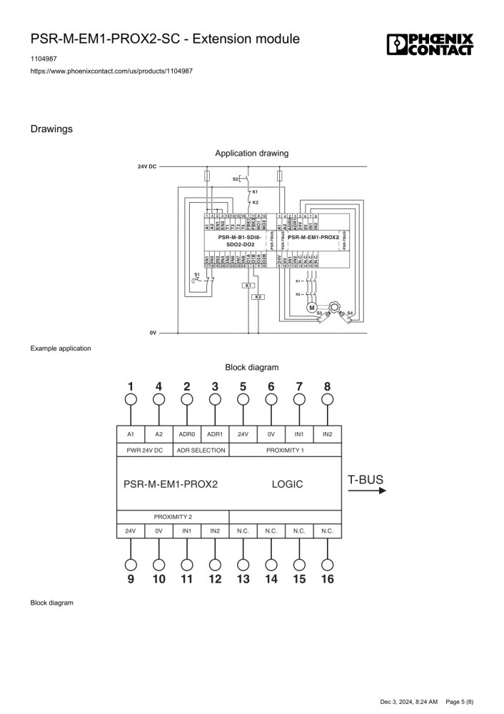 Phoenix Contact 1104987 technical document page 5