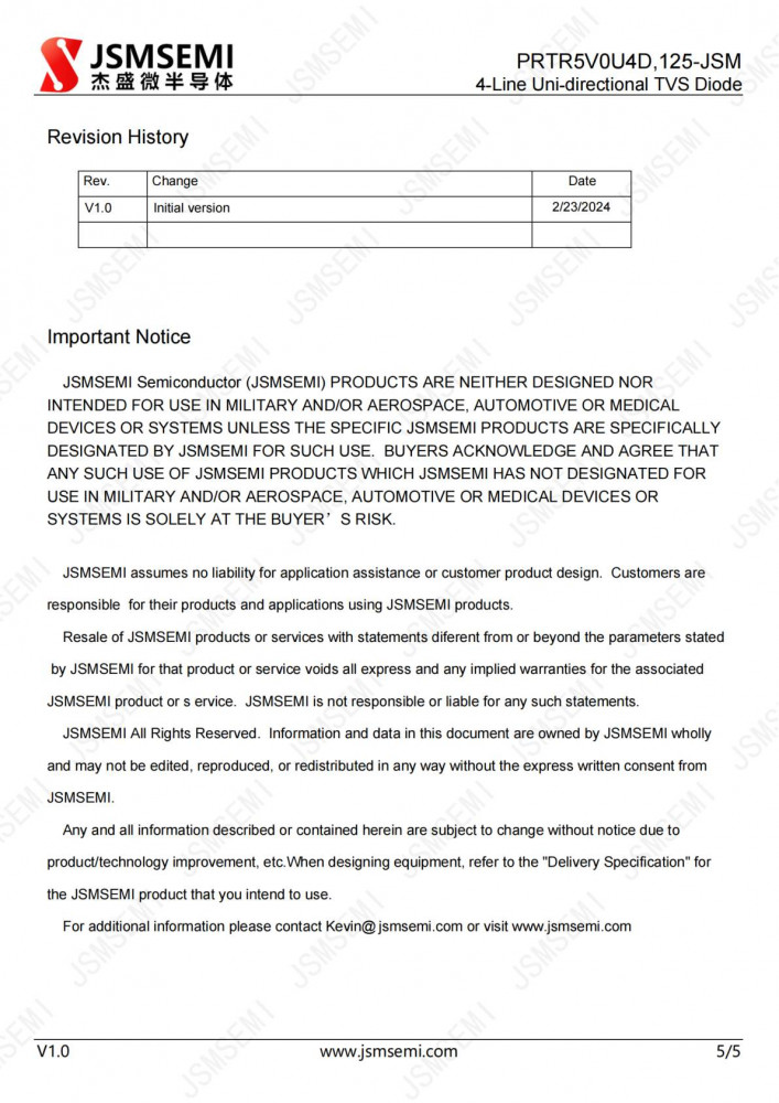 PRTR5V0U4D,125-JSM datasheet page 5