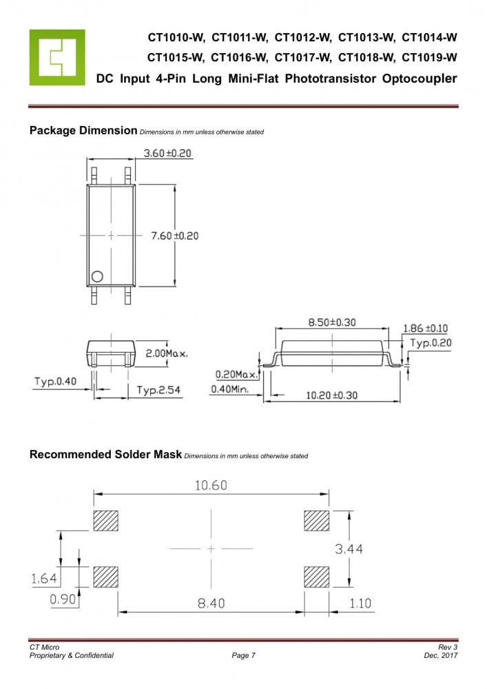 CT1018-W datasheet page 7