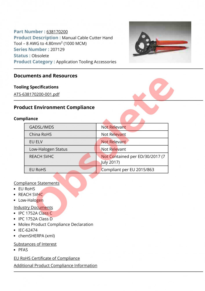 638170200 tooling specification document image, page 1